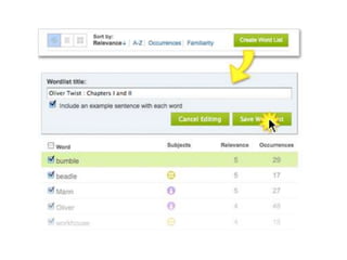 Introducing vocabulary tool on the web | PPT