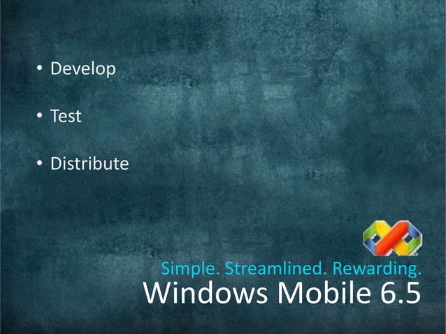 Introducing Windows Mobile 6.5 | PPTX | Mobile Games | Video Gaming