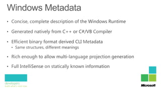 Introducing Windows Runtime in Windows 8 | PPTX