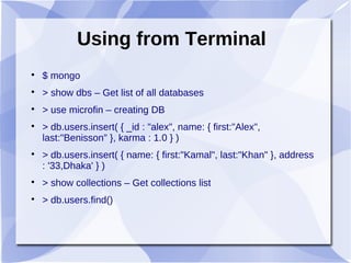 Introducing with MongoDB | PPT