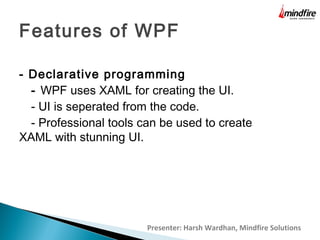 Introducing WPFand XAML | PPT