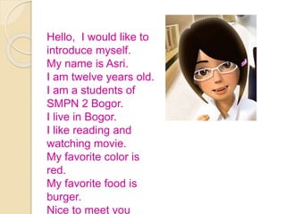 Introducing yourself | PPT