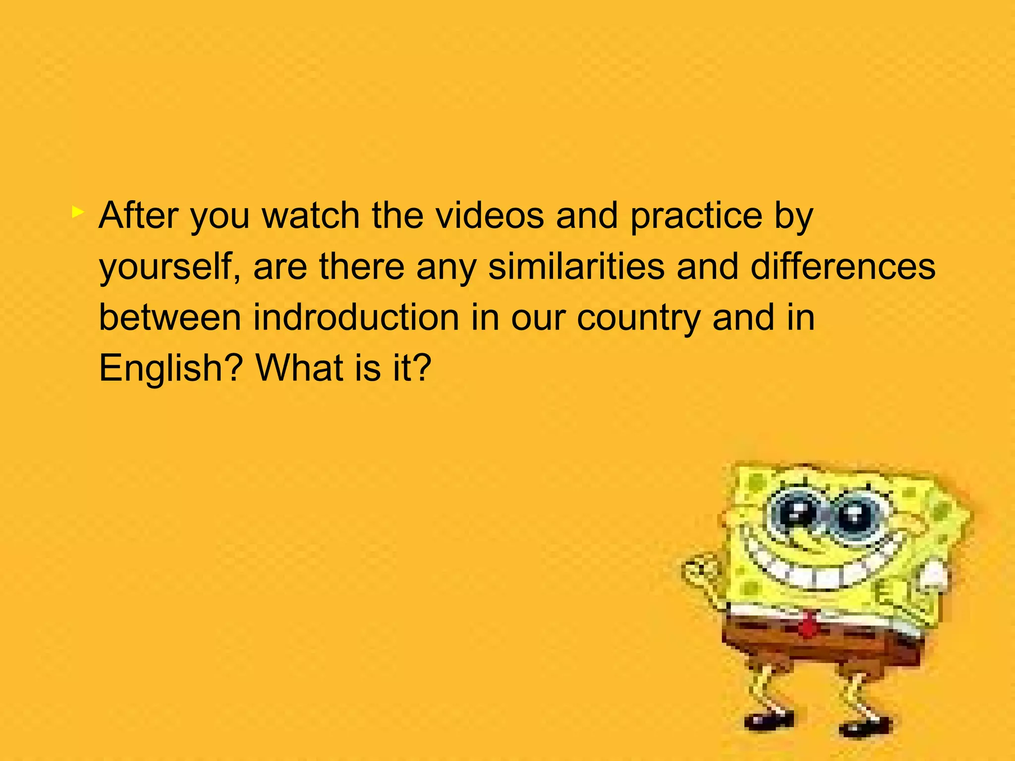 Introducing yourself and others (English Conversation / Practice) | PPT