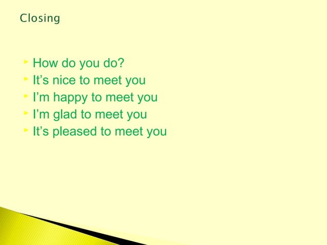 Introducing yourself and others (English Conversation / Practice) | PPT