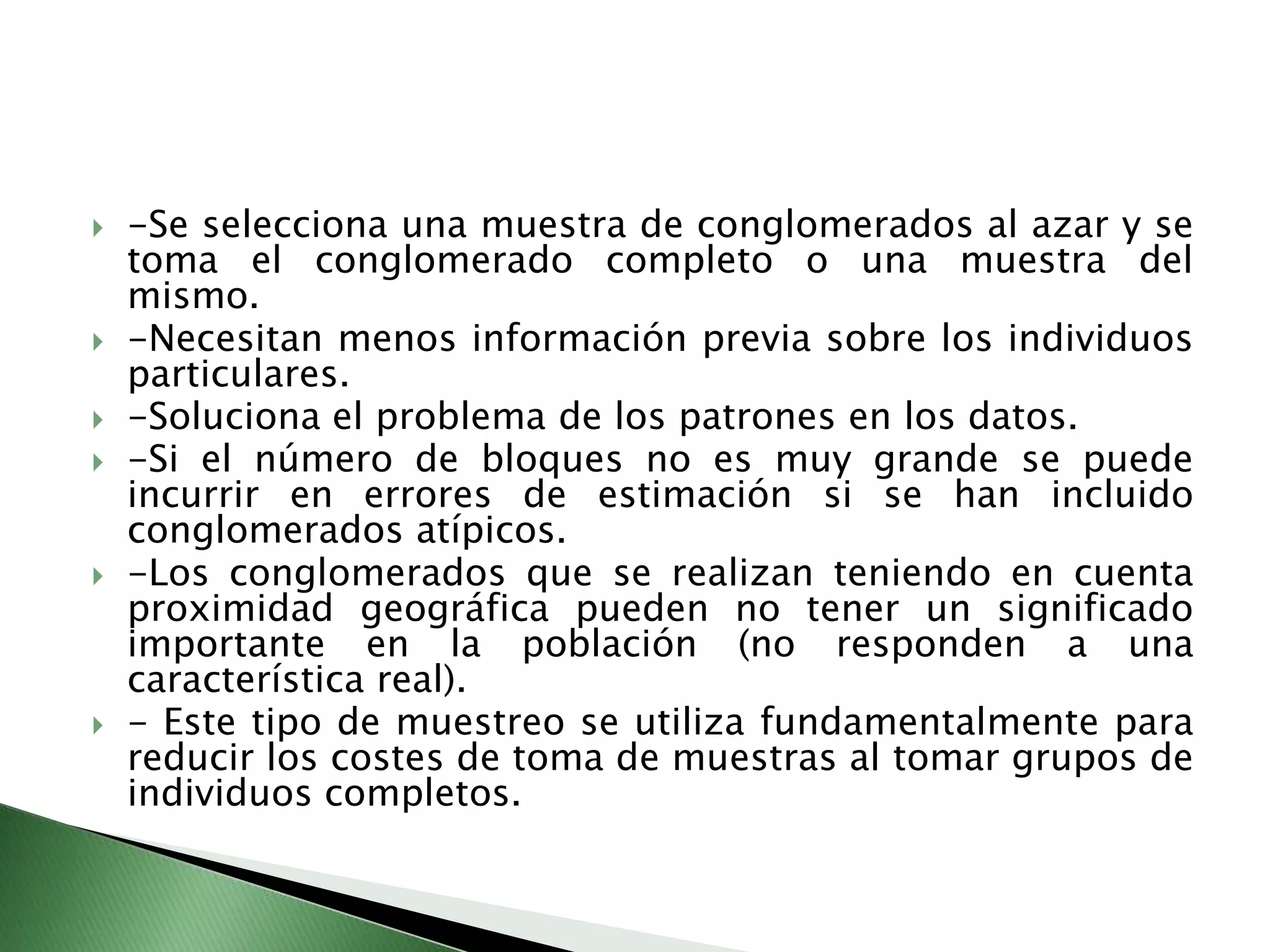 Introducion al muestreo y tipos de muestreo | PPTX