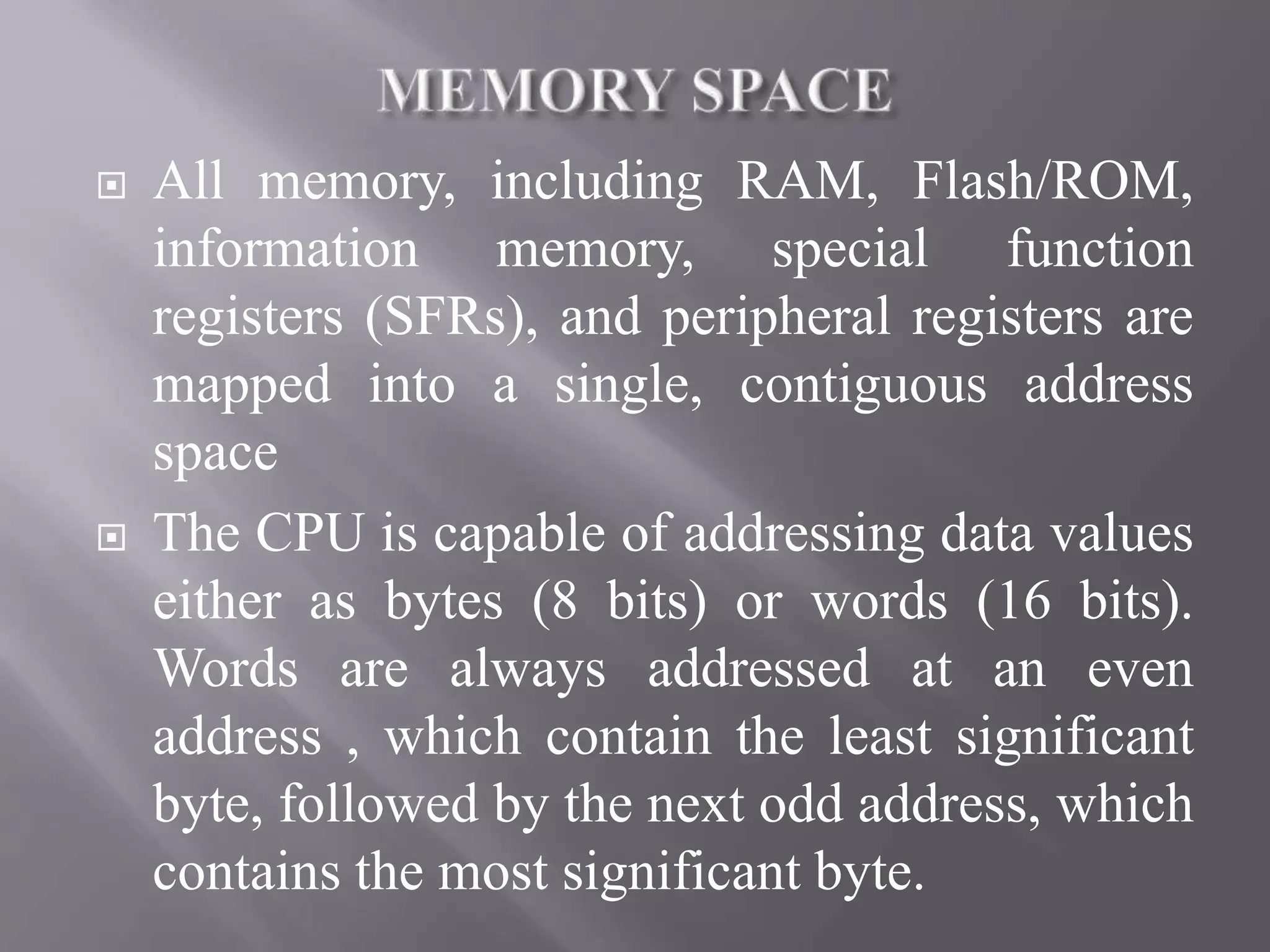 Introducion To Msp430 Microcontroller Pptx Operating Systems Computer Software And Applications
