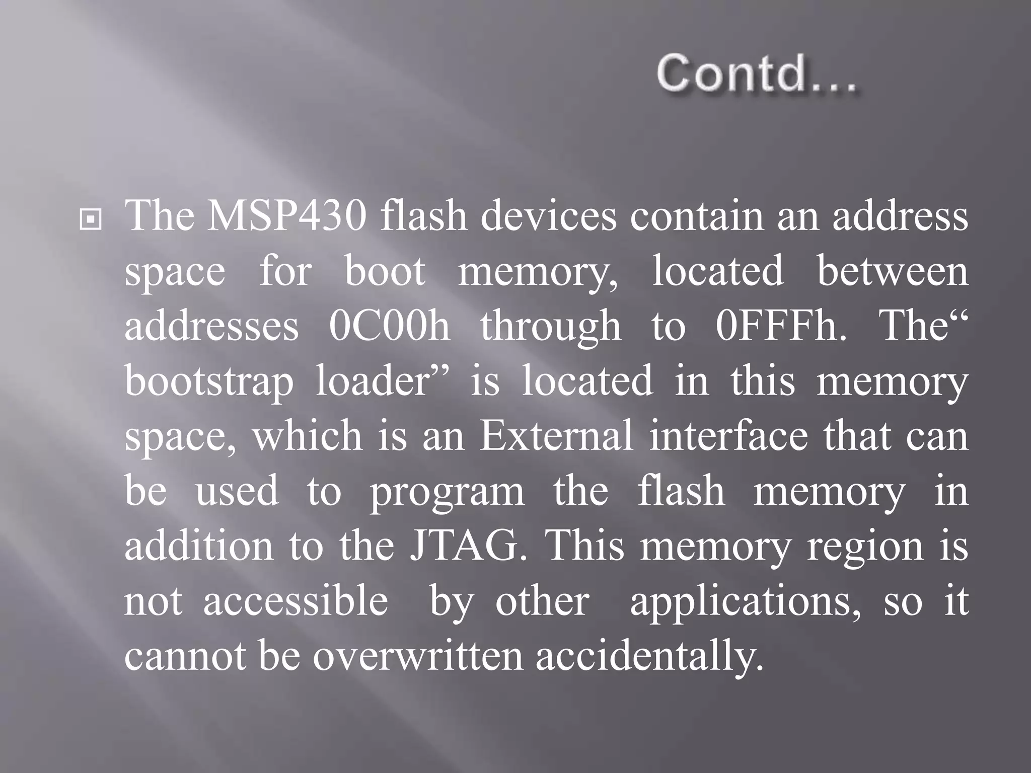 Introducion To Msp430 Microcontrollerpptx 