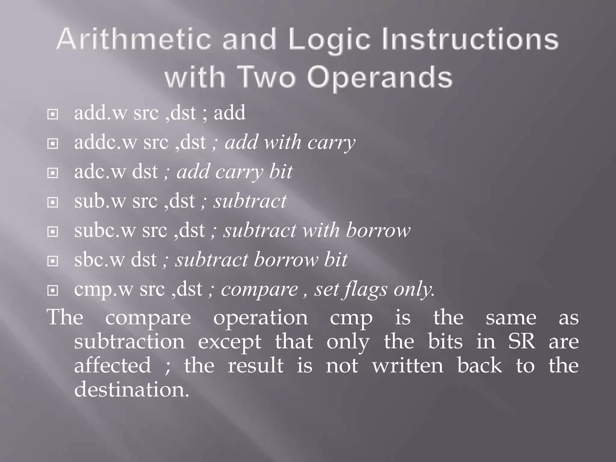 Introducion to MSP430 Microcontroller.pptx | Operating Systems | Computer Software and Applications