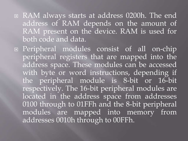 Introducion to MSP430 Microcontroller.pptx | Operating Systems | Computer Software and Applications