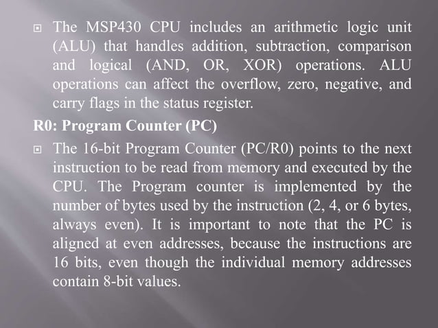 Introducion To Msp430 Microcontrollerpptx
