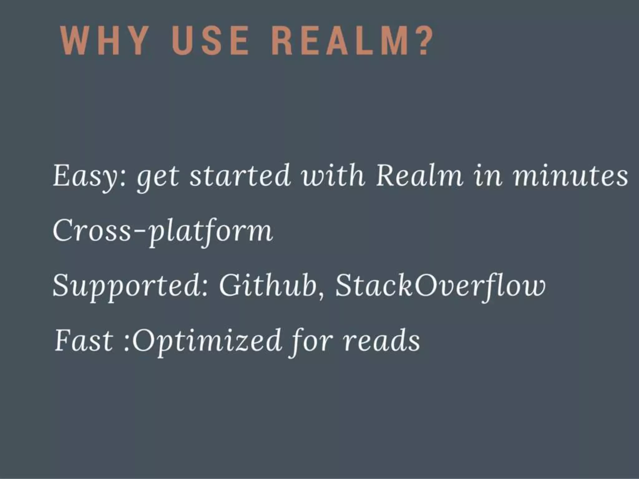 Introduciton ro realm | PPT