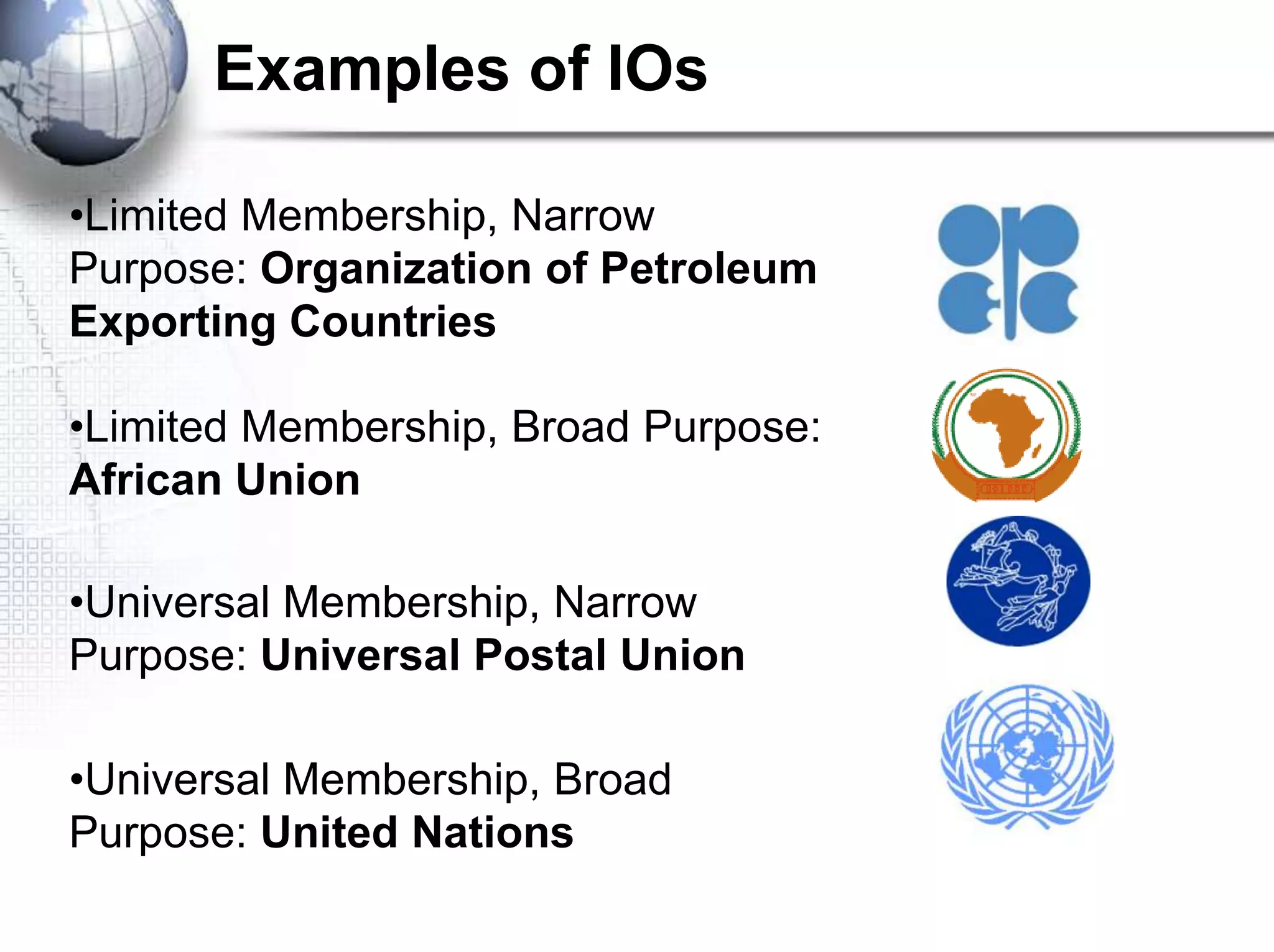 Introduciton to international relation | PPTX