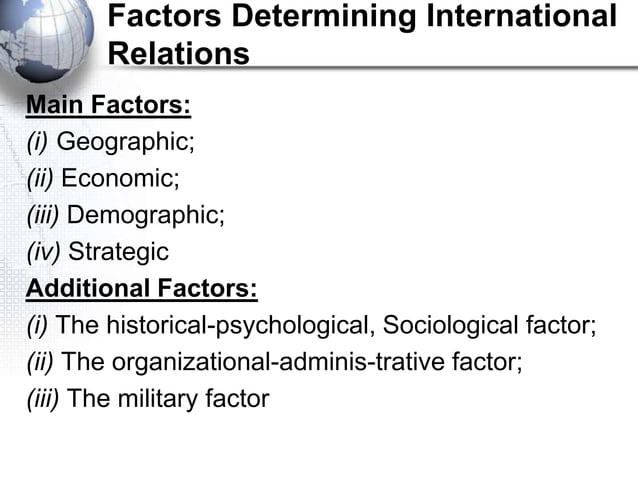 Introduciton to international relation | PPTX