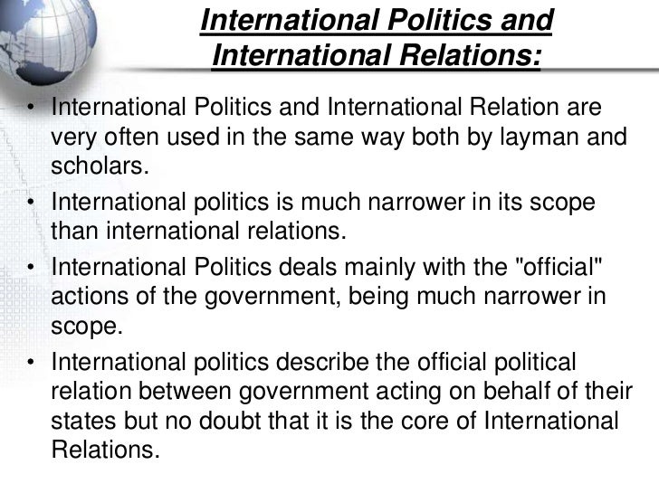 Introduciton to international relation