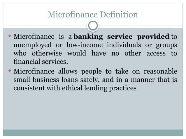 Introduciton to Microfinance scope 5.pptx