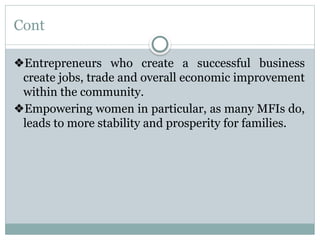 Introduciton to Microfinance scope 5.pptx