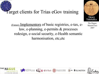 Introductie TRIAS masterclass | PPT
