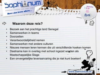 Introductiebijeenkomst MaS-Stage Senegal | PPT