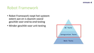 Introductie robot framework | PPT