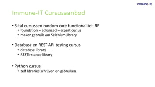 Introductie robot framework | PPT