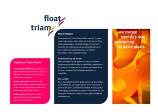 Introductie Triam Float | PPT