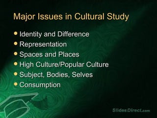 Introducting cultural study | PPT