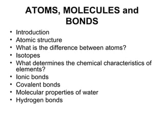 Introduction to biochemistry | PPT