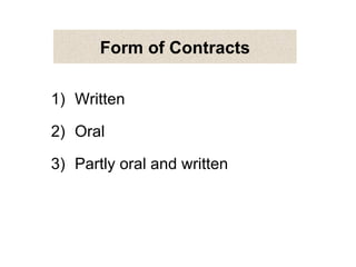 Introduction to Contract Law | PPT