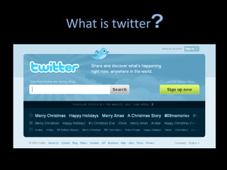 Introduction to twitter (in China) | PPT