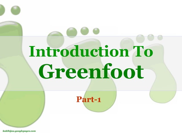 Greenfoot Introduction (1) | PPT