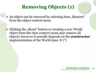 Greenfoot Introduction (1) | PPT