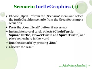 Greenfoot Introduction (1) | PPT
