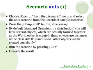 Greenfoot Introduction (1) | PPT