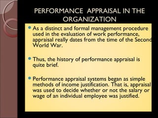 Performance Appraisal - Introduction 1 | PPT