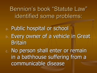 Introduction to Statutory Interpretation | PPT