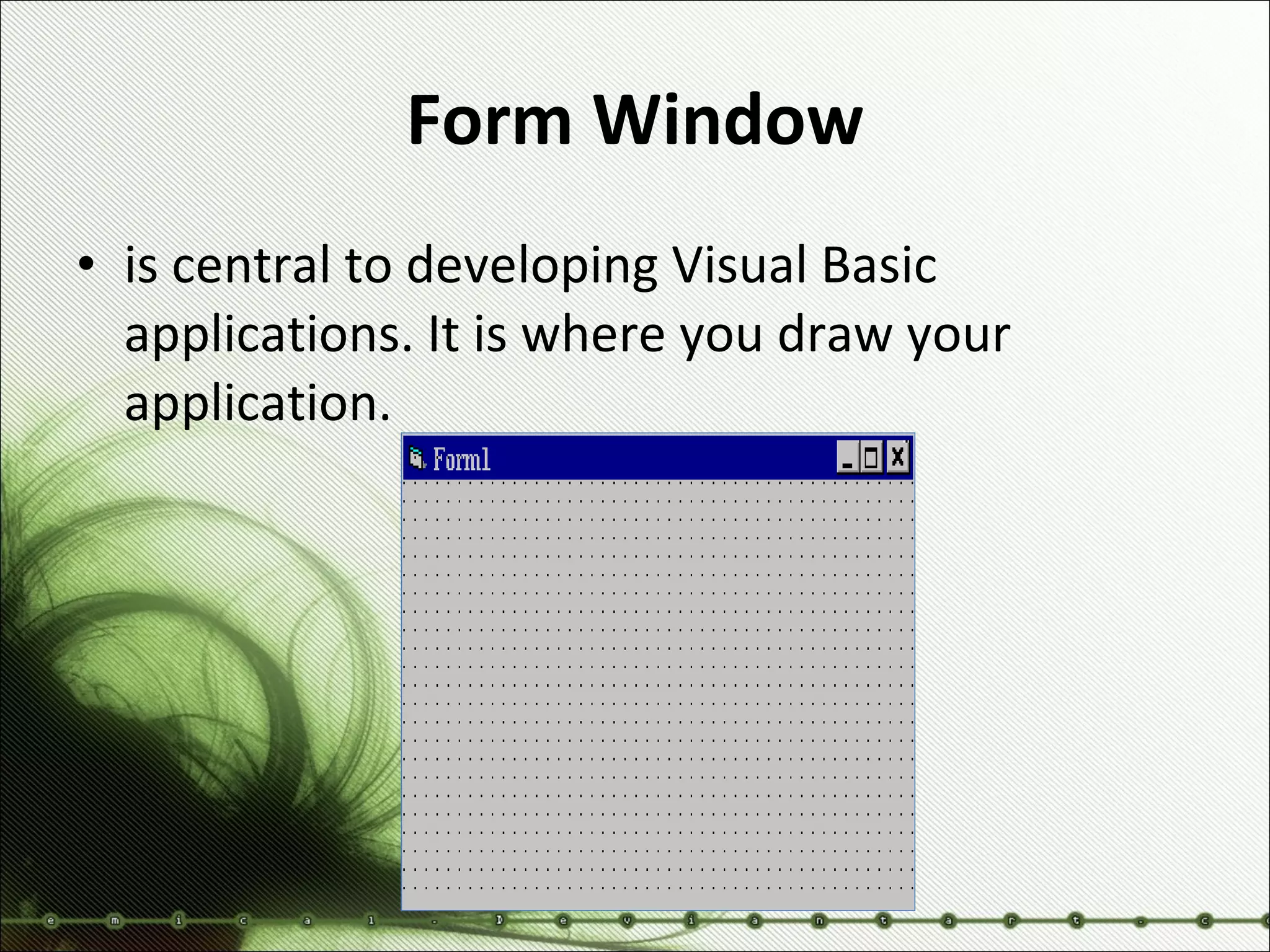 visual basic v6 introduction | PPT | Programming Languages | Computing