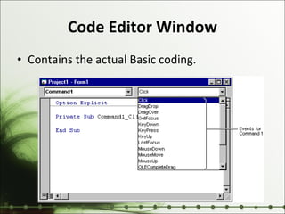 visual basic v6 introduction | PPT | Programming Languages | Computing