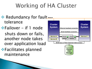 HA clusters | PPT