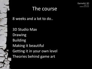 Introduction to 3D art class | PPTX