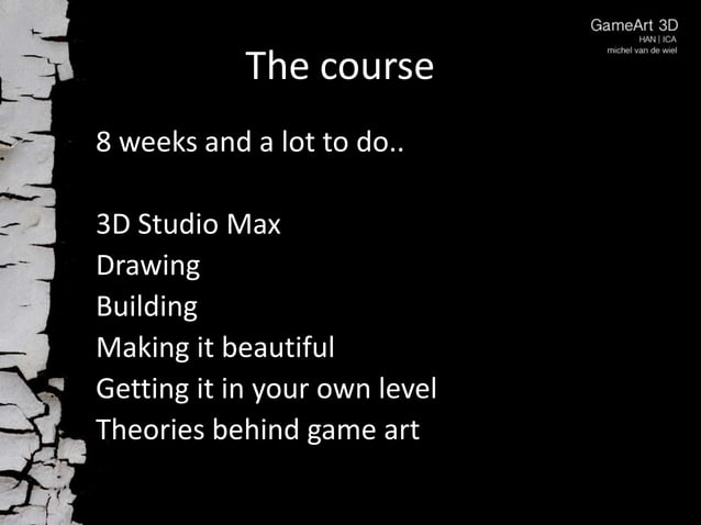 Introduction to 3D art class | PPTX