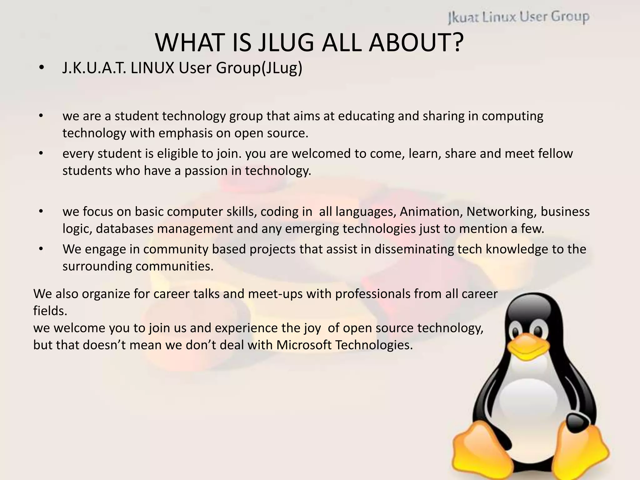 Jlug Introduction | PPT
