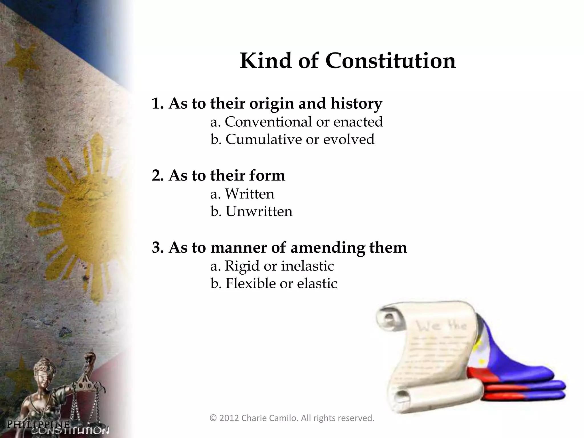 Introduction to Philippine Constitution 1987 | PPTX