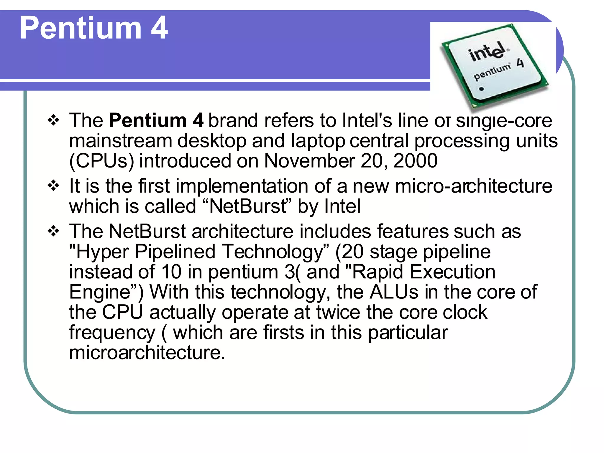Intel new processors | PPT