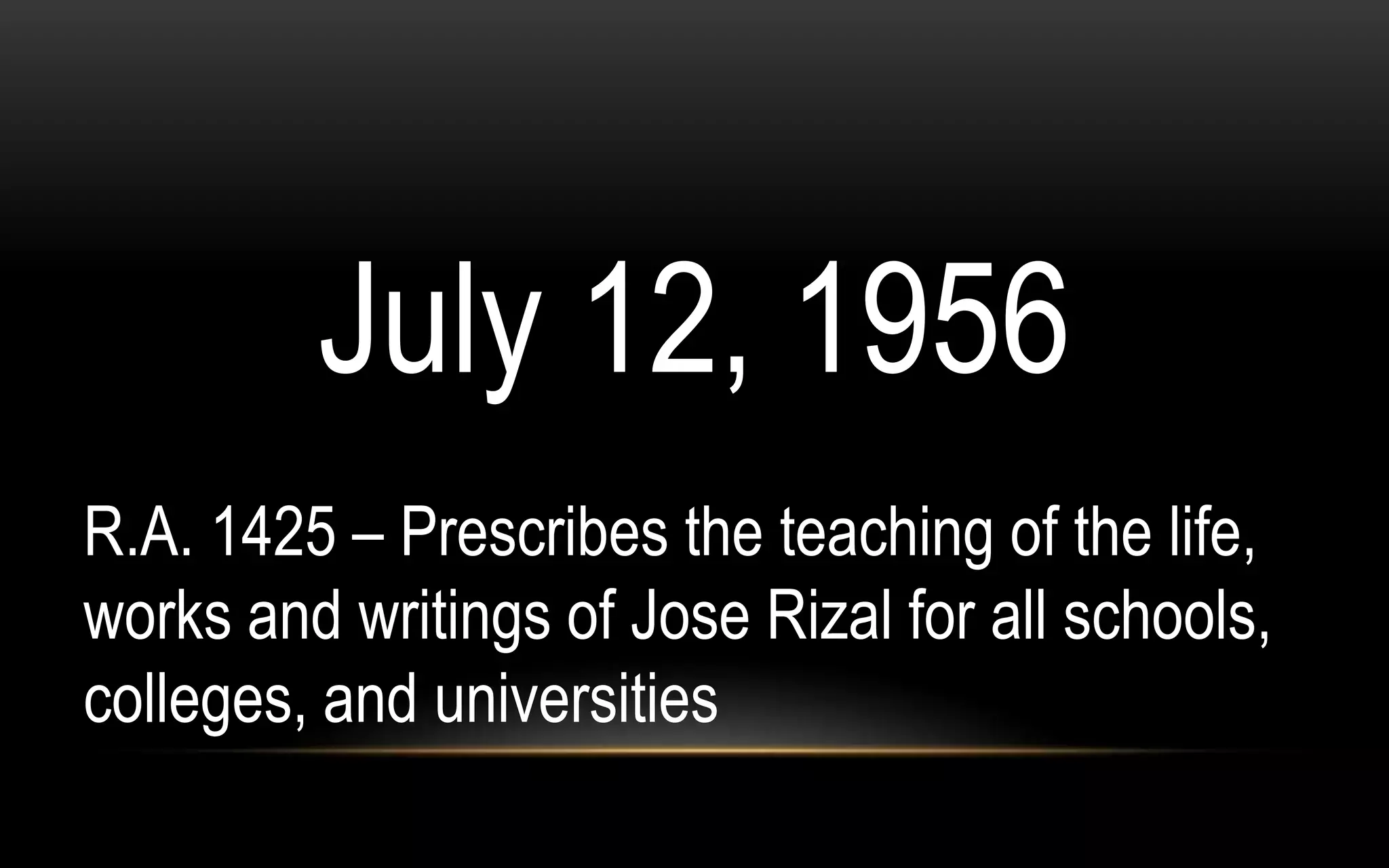 Introduction to Rizal Course | PPTX