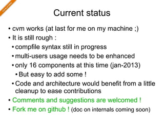 Introducing cvm... | ODP | Programming Languages | Computing