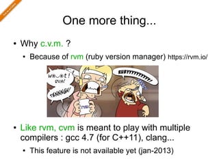 Introducing cvm... | ODP | Programming Languages | Computing