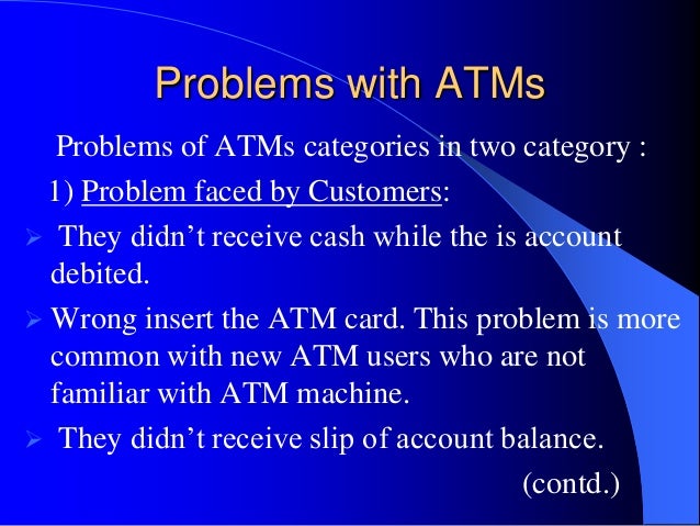 ATM BANKING