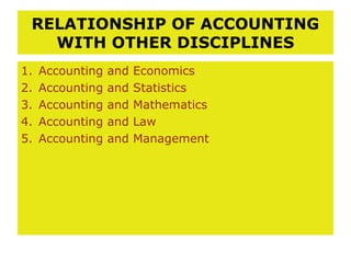 Introduction to accounts | PPT