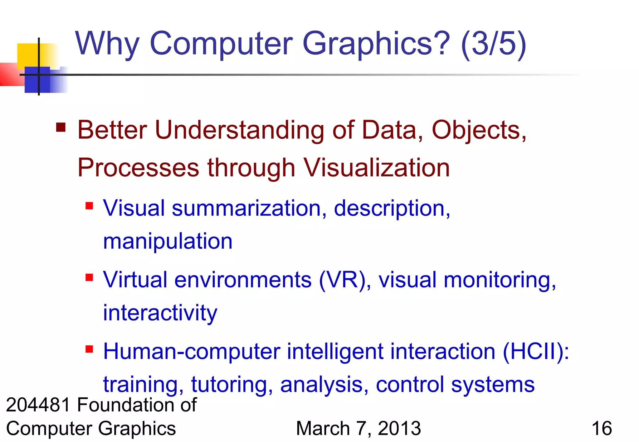 computer graphics | PPT