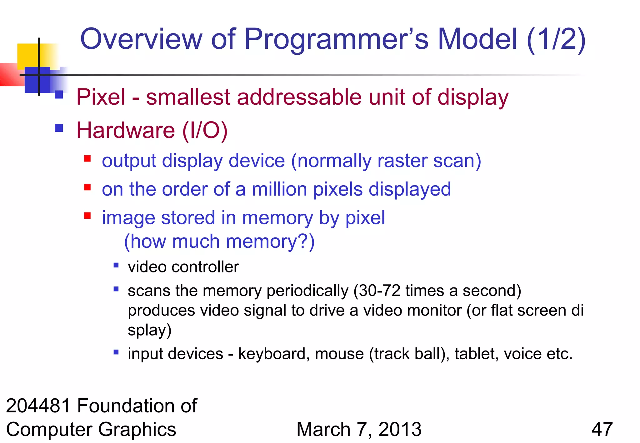 computer graphics | PPT